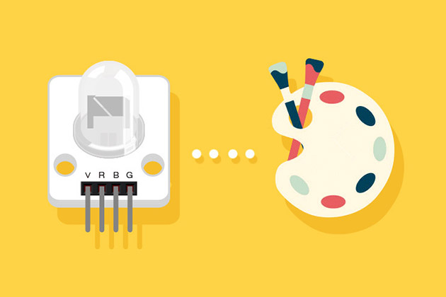 Project Example 4: Creating colors with an RGB LED :::: Webduino = Web × Arduino